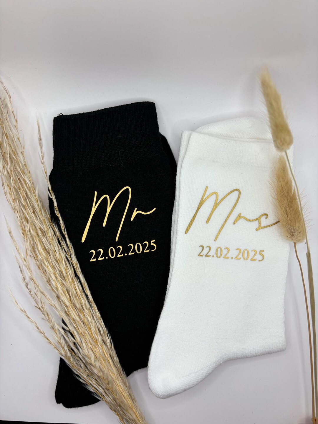Wedding Socks - Mr and Mrs Socks, Newly Weds, Hubby, Groom Socks ...
