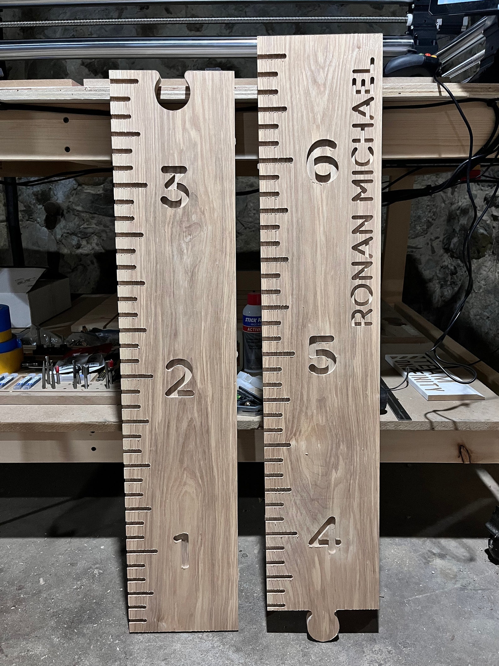Growth Chart | Growth Chart Ruler | CNC Growth Chart | Family Growth ...