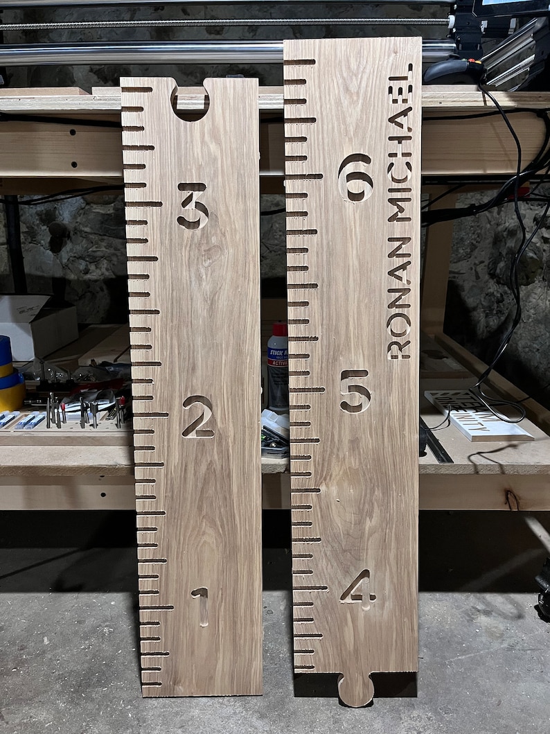 Growth Chart | Growth Chart Ruler | CNC Growth Chart | Family Growth ...