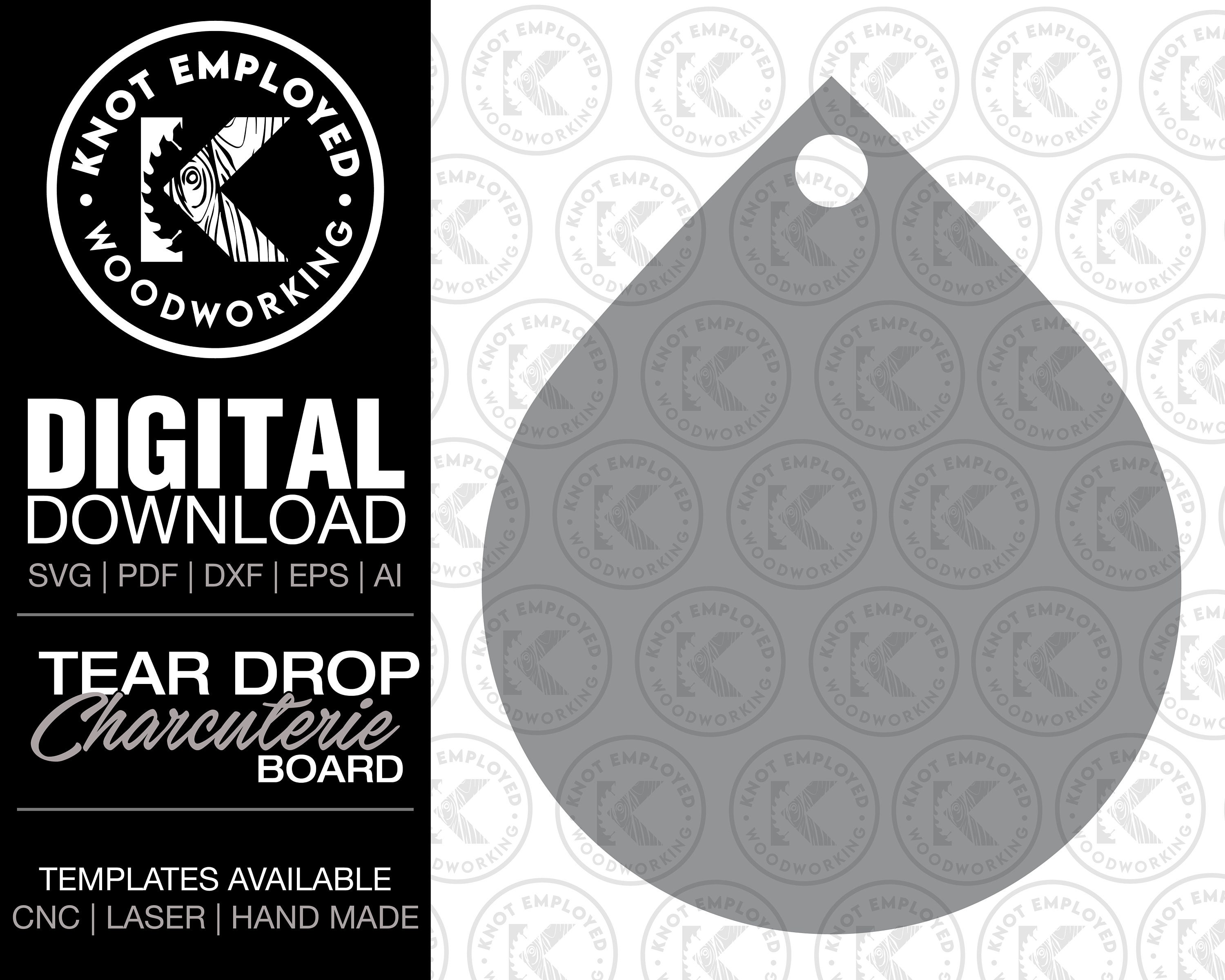 Charcuterie Board Template Digital Files Svg Pdf Dxf Eps Ai - Etsy