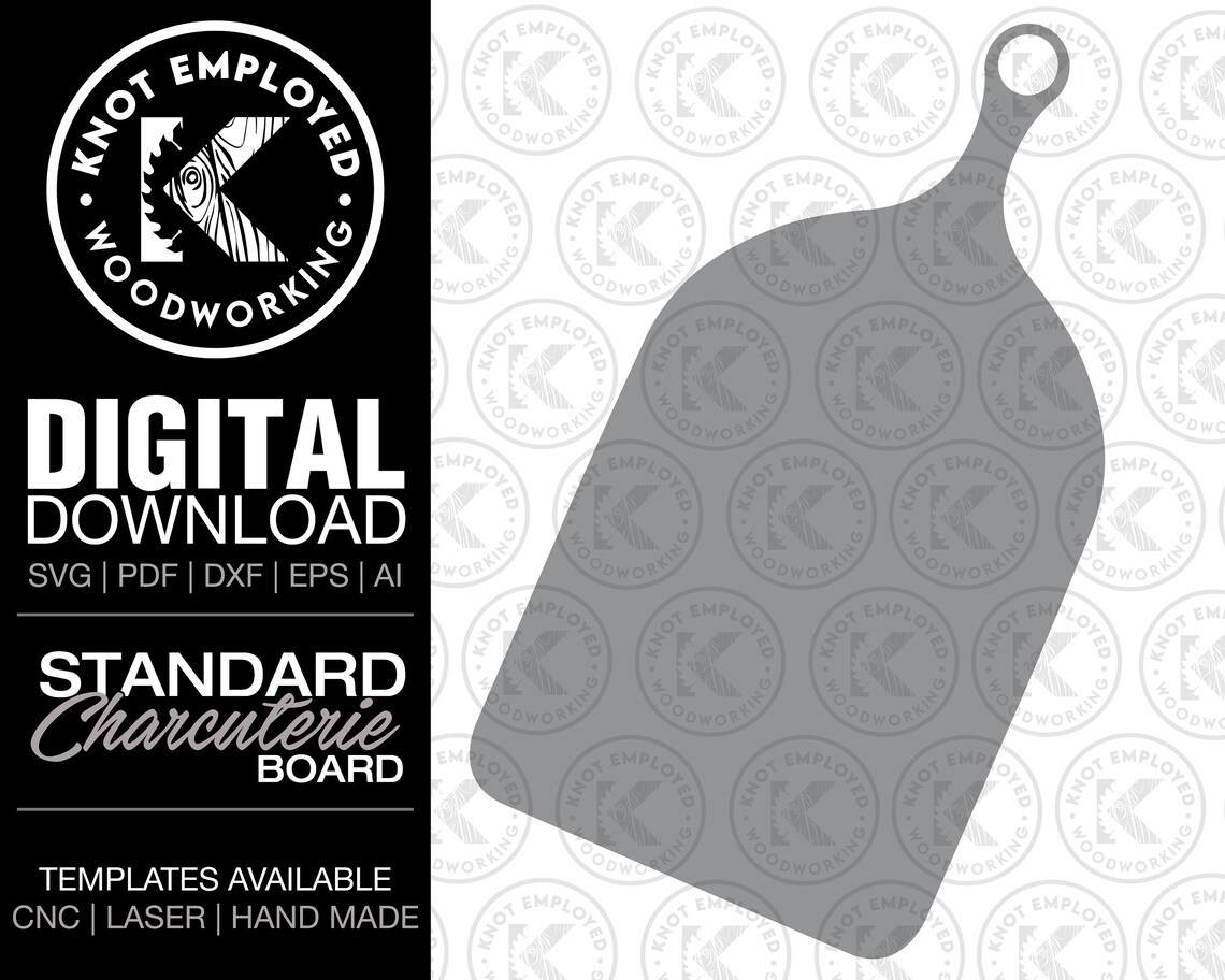 Charcuterie Board Template Digital File -svg Pdf Dxf Ai - Etsy