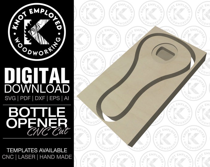 Bottle Opener CNC File, Vector Files, .svg .dxf .pdf .crv - Etsy Canada