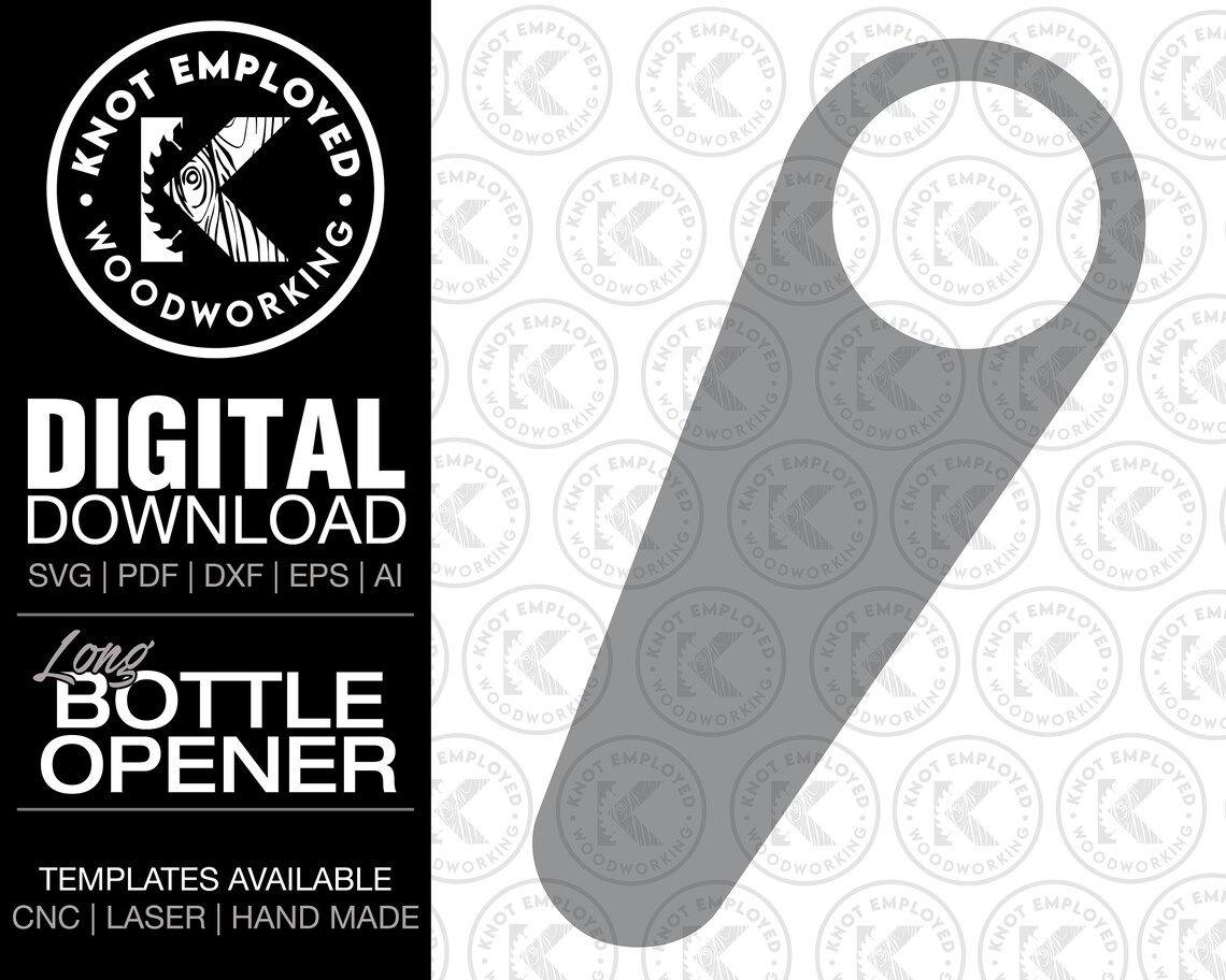 Bottle Opener Template Digital Files Svg Pdf Dxf Eps Ai - Etsy