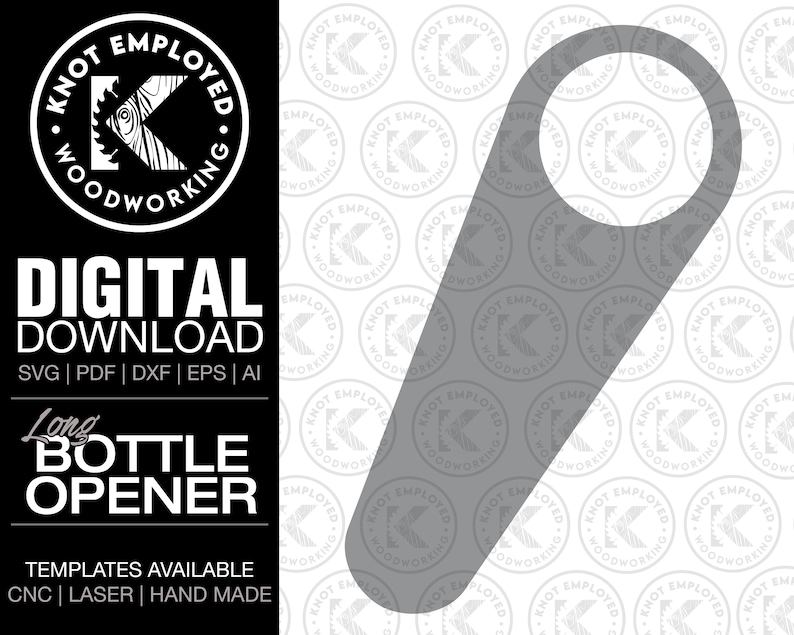 Bottle Opener Template Digital Files Svg Pdf Dxf Eps Ai - Etsy