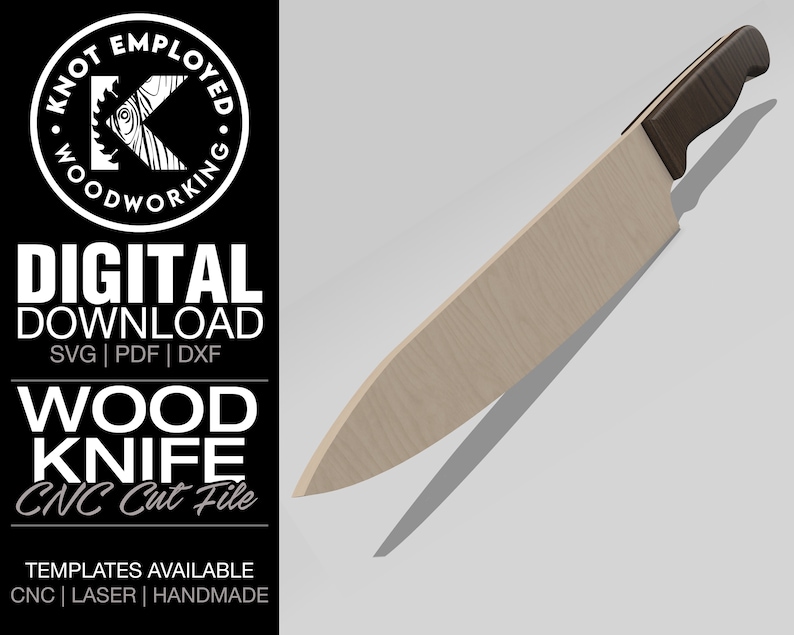 Wood Knife CNC Wood Knife Cake Knife Wedding Cake Knife - Etsy