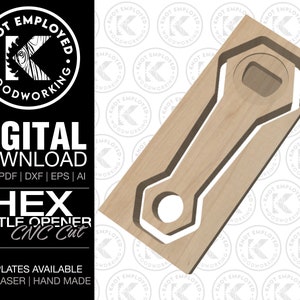 Bottle Opener CNC Vector Beer Opener Insert Hardware - Etsy