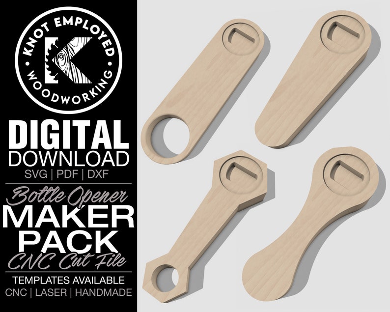 Bottle Opener CNC Vector Beer Opener Insert Hardware - Etsy