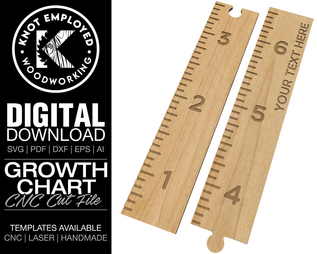 Growth Chart Growth Chart Ruler CNC Growth Chart Family - Etsy