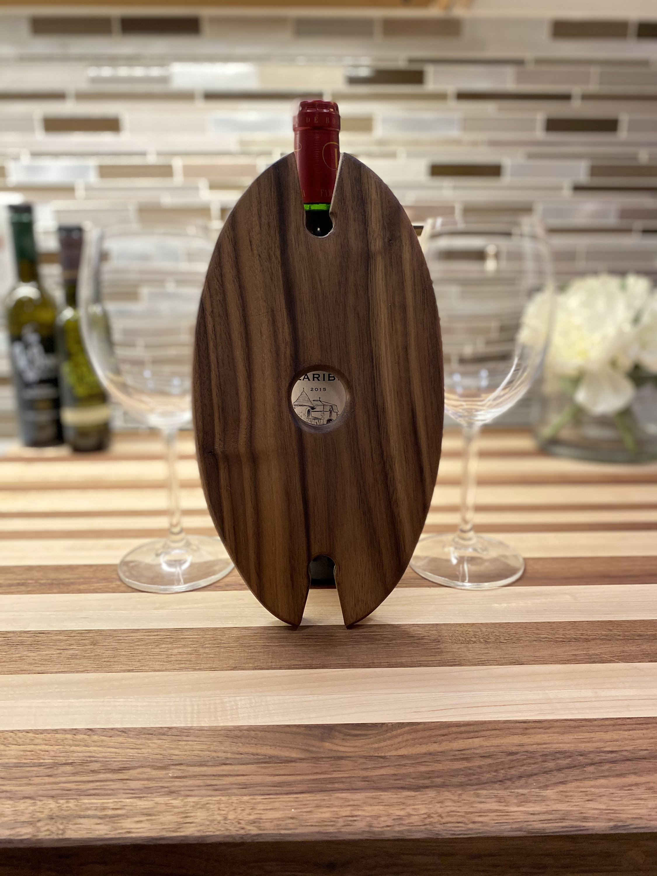 Wine Caddy Wine Glass Holder Wine Holder Wine Caddy - Etsy