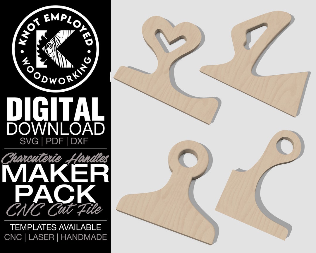 Charcuterie Board Handles Handle Designs Handle Templates - Etsy