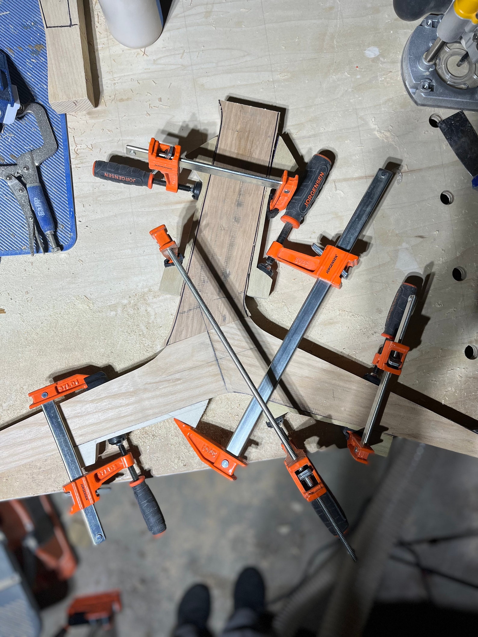 Miter Clamp Jig Miter Joint Acute Angle Clamp CNC Miter Clamp Furniture ...