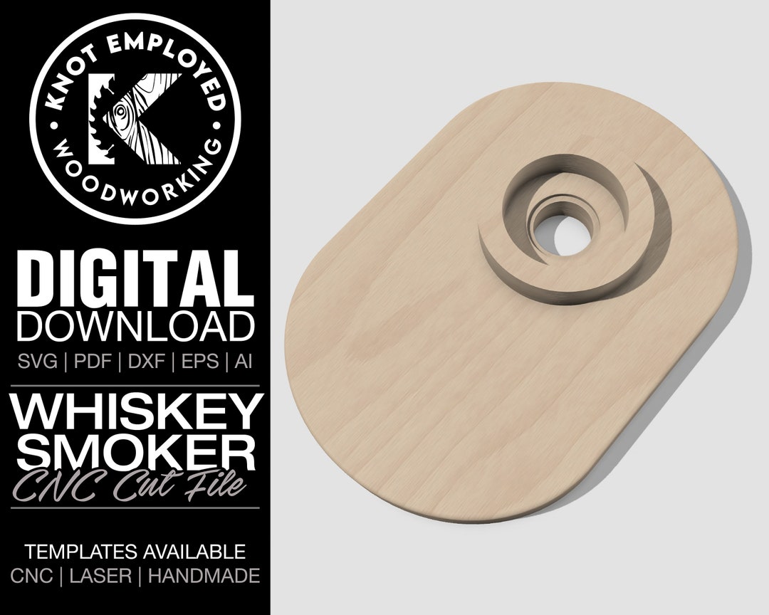 Whiskey Smoker | Cocktail Smoker | Bourbon Smoker | CNC Vector Files ...