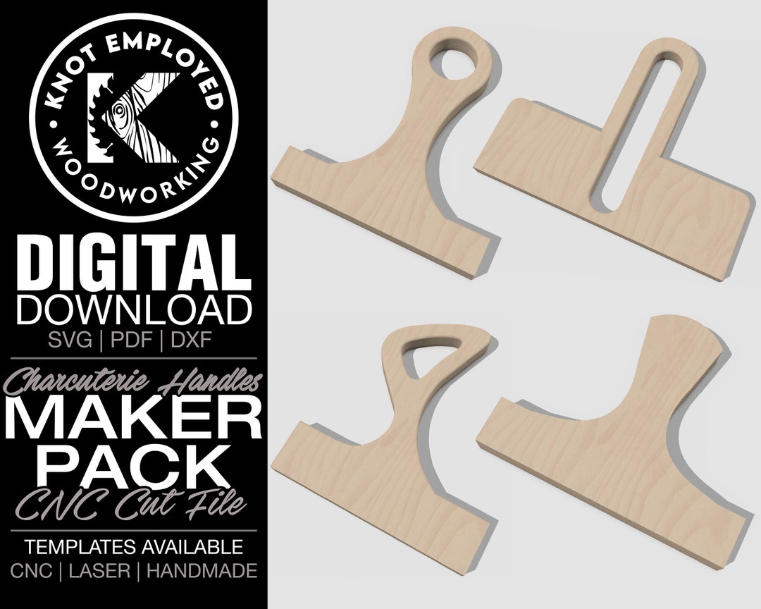 Charcuterie Board Handles Handle Designs Handle Templates - Etsy