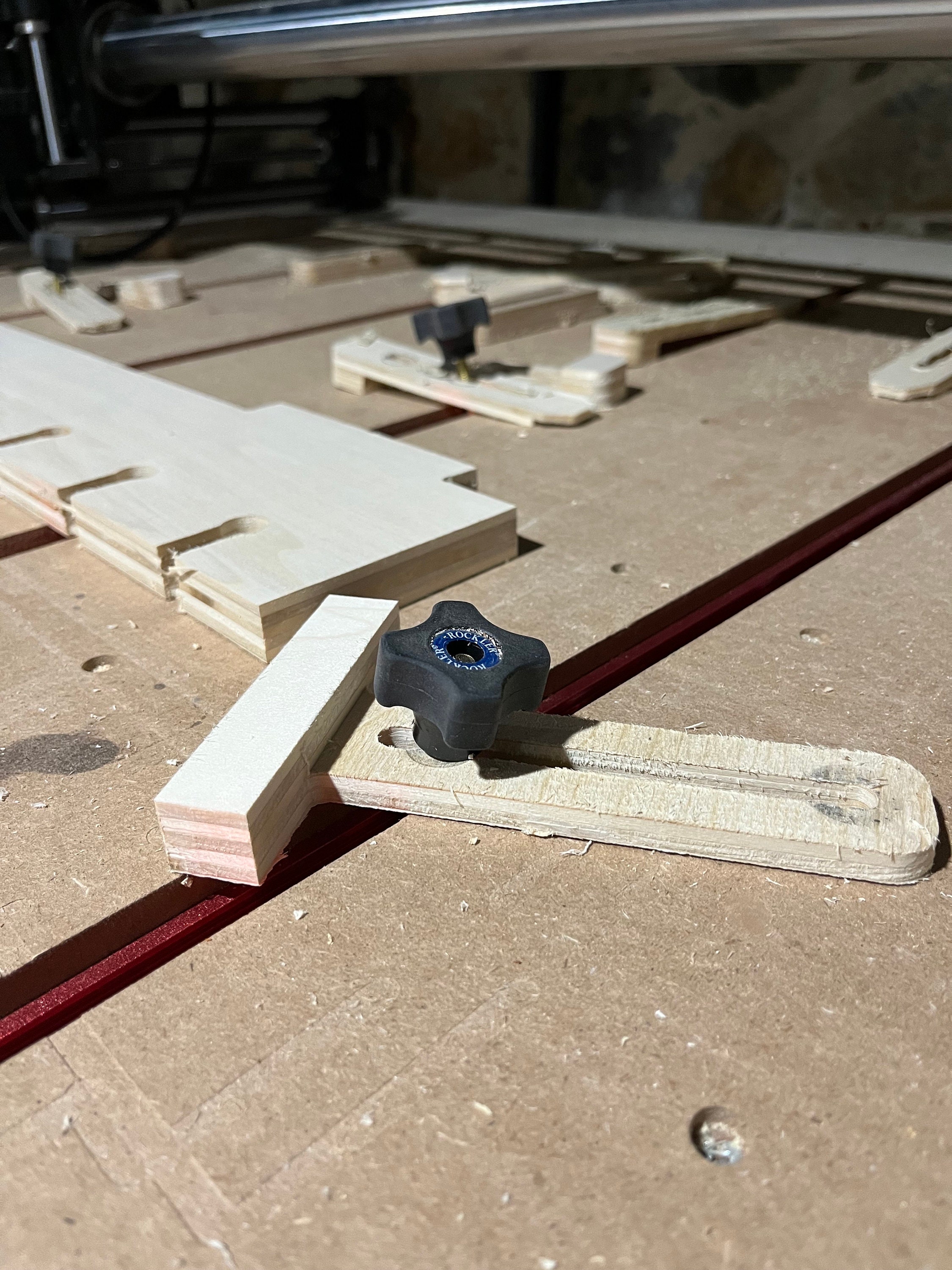 CNC Clamps | Hold Down Clamps | T-track Clamps | Spoil Board Clamps ...