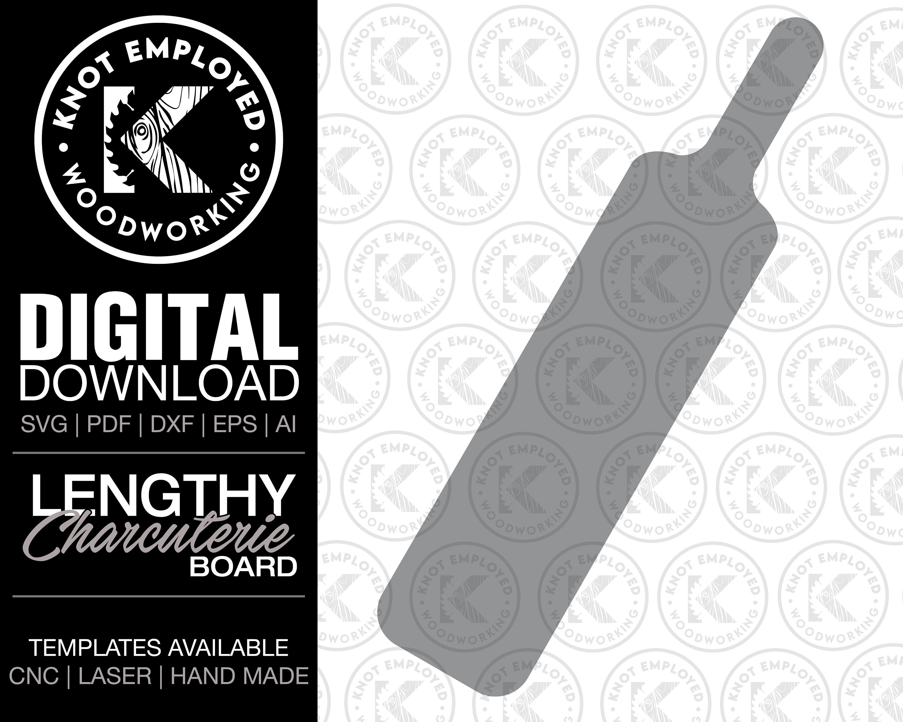 Charcuterie Board Template Digital Files Svg Pdf Dxf Eps Ai - Etsy