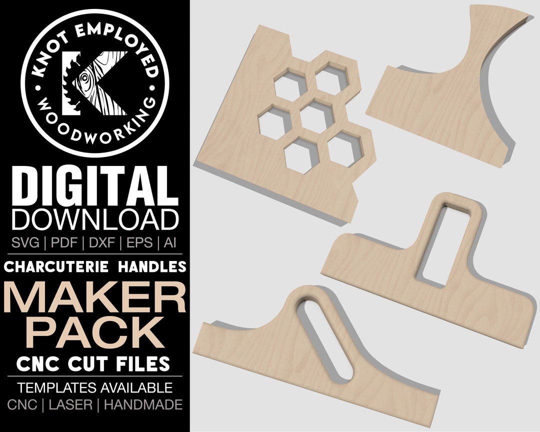 Charcuterie Board Handles | Handle Designs | Handle Templates ...