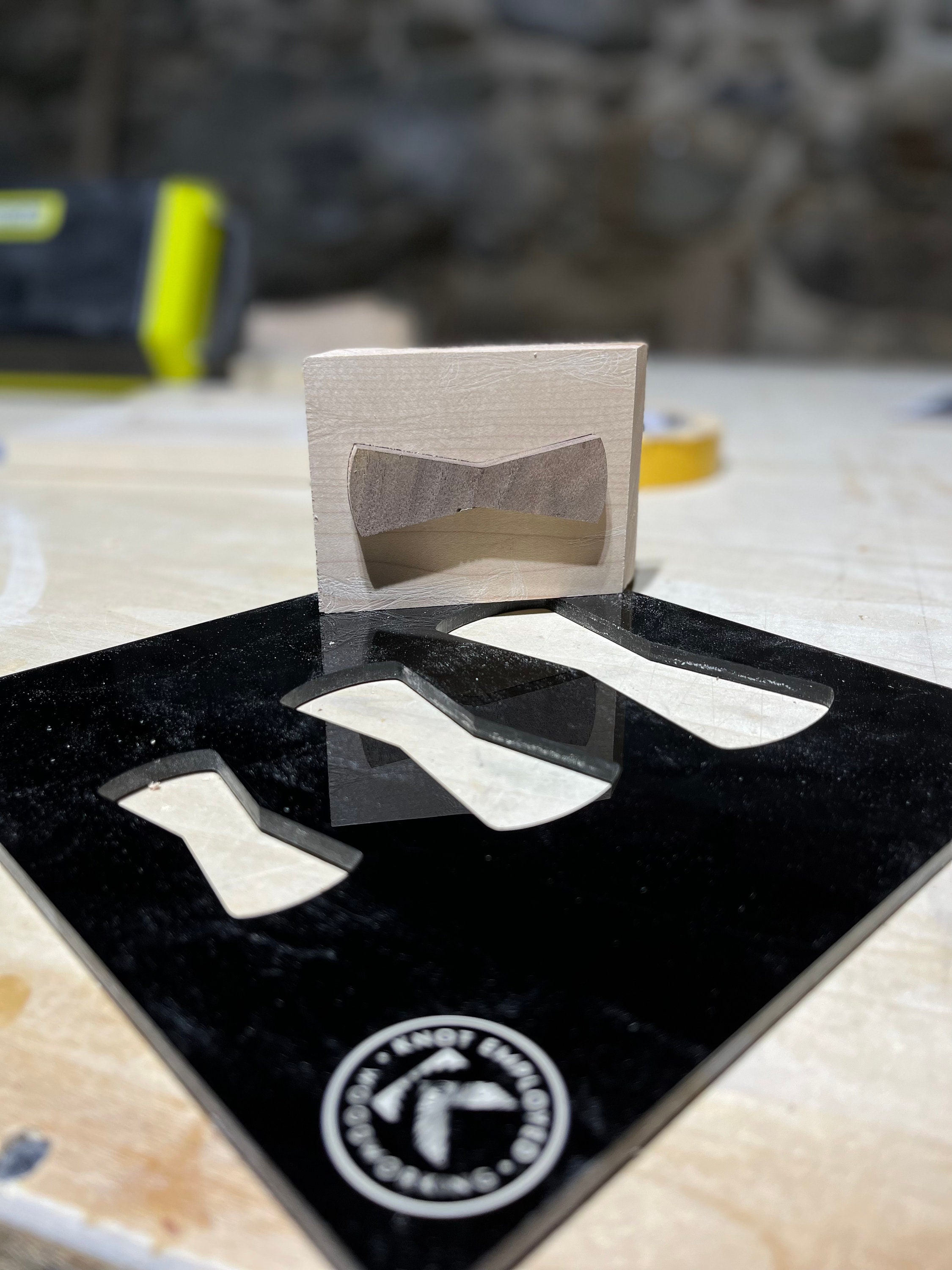 Bow Tie Inlay Jig Bow Tie Template Inlay Jig - Etsy