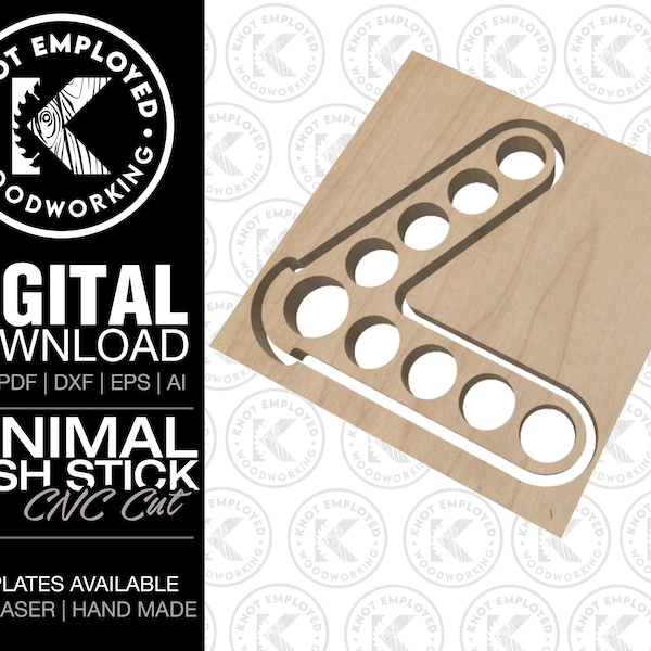 Cnc Push Stick Svg - Etsy Israel