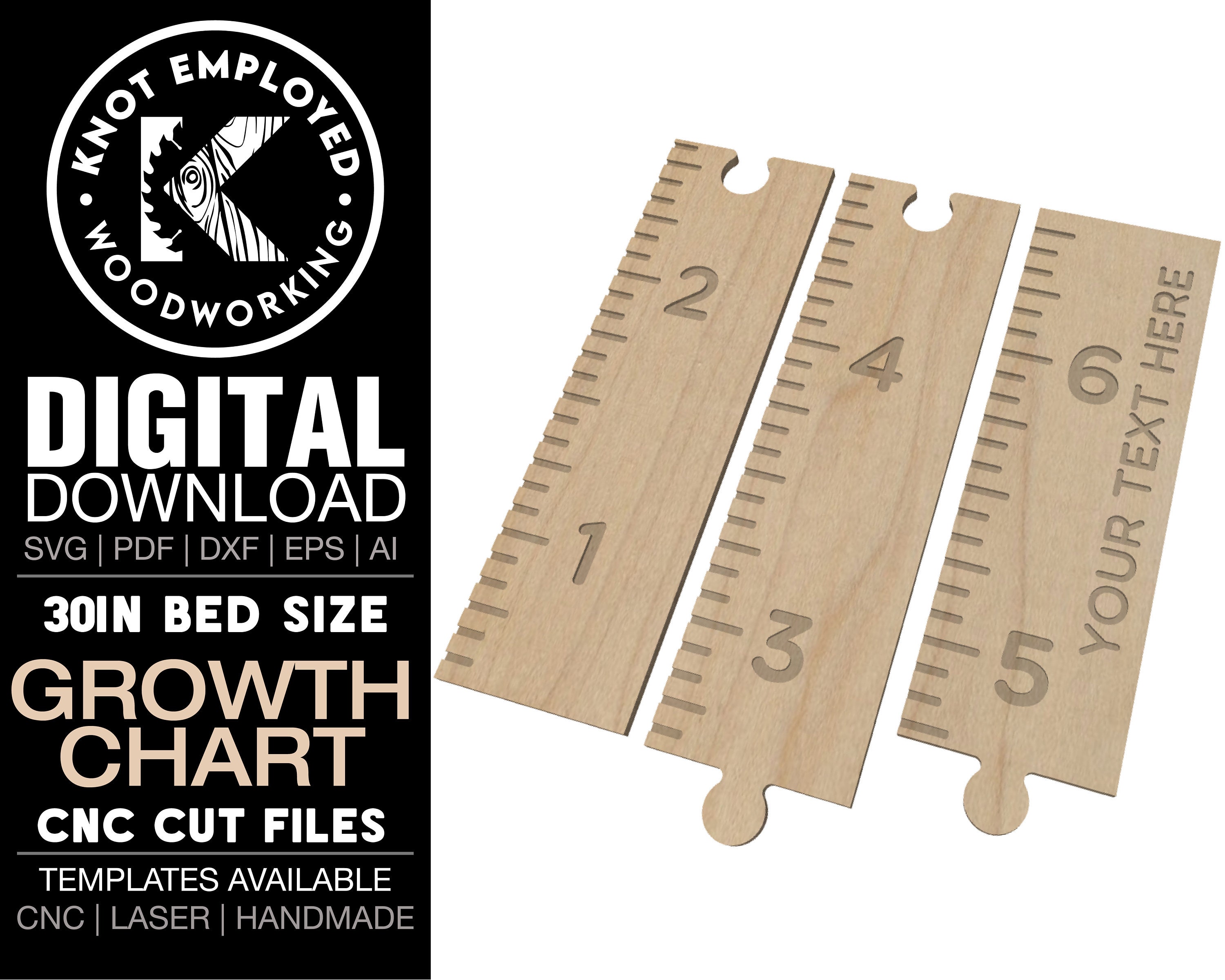 Growth Chart | Growth Chart Ruler | CNC Growth Chart | Family Growth ...