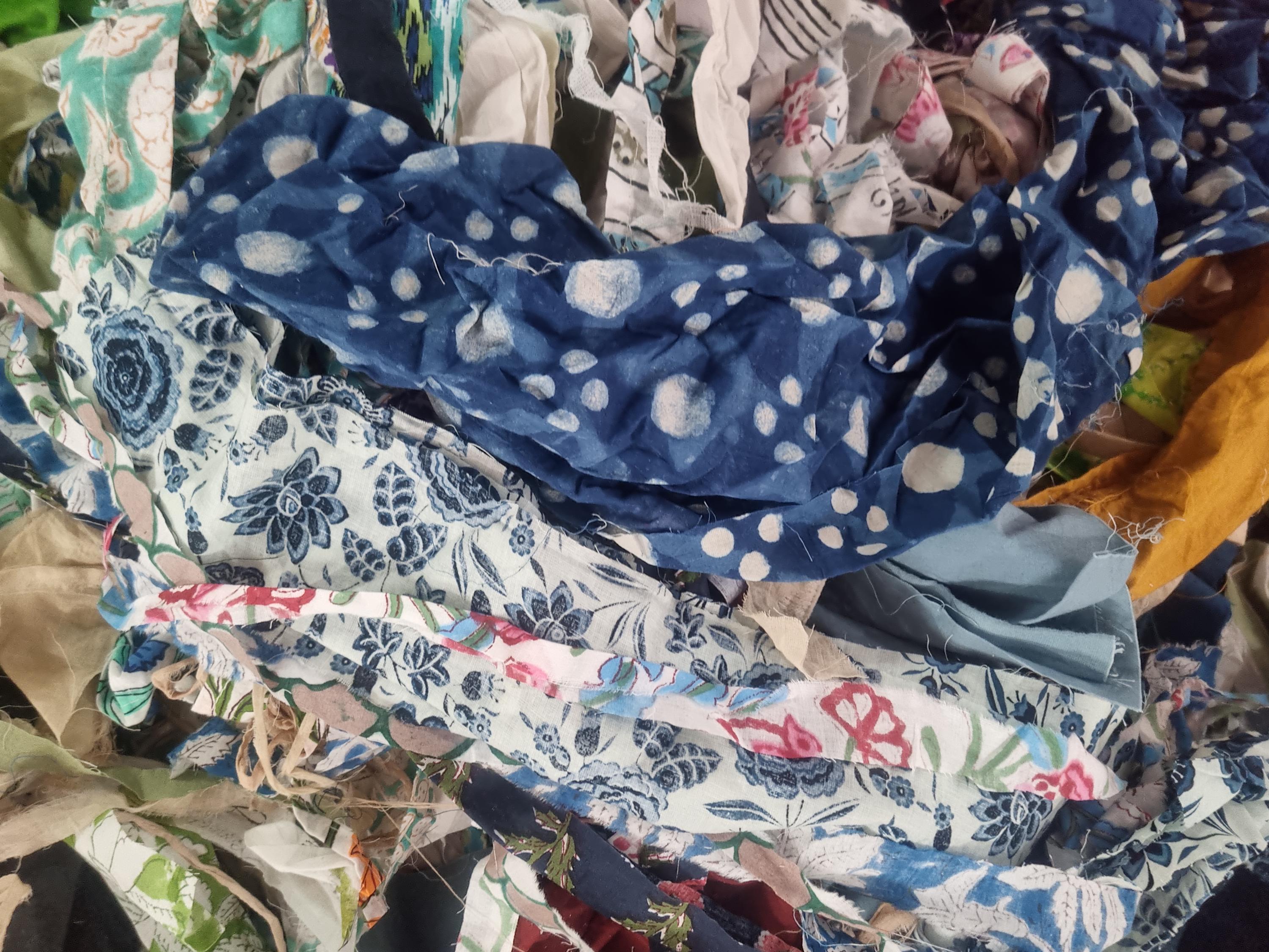 Indian Hand Block Printed Scrap - Scrap Bundle - Fabric Scraps Cotton ...