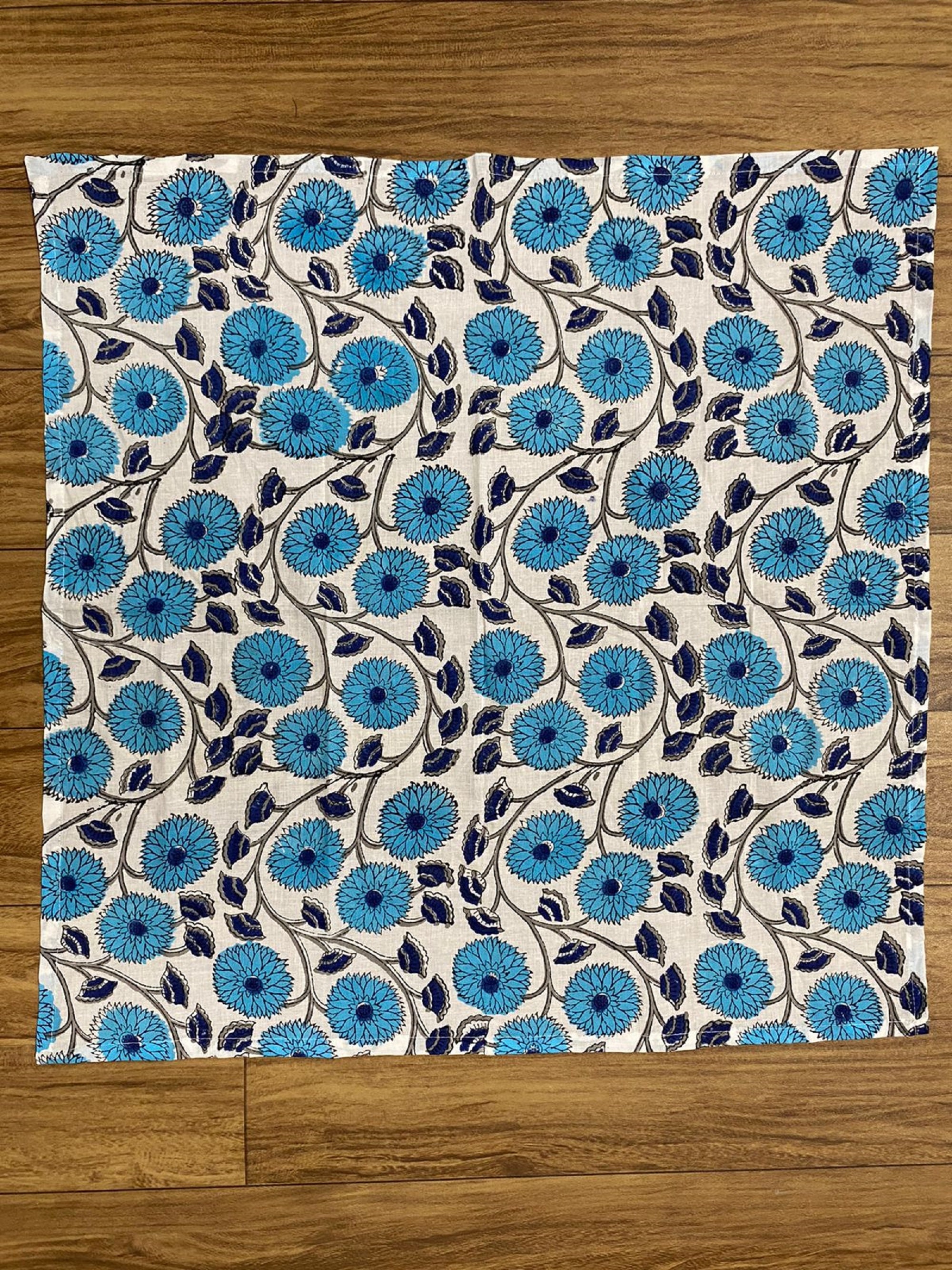 Hand Block Print Soft Cotton Bandana- Handmade Organic Bandana Bohemian ...