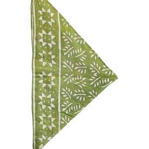 Block Print Bandanas Bohemian Style Cotton Neck Scarf, Boho Soft Cotton ...