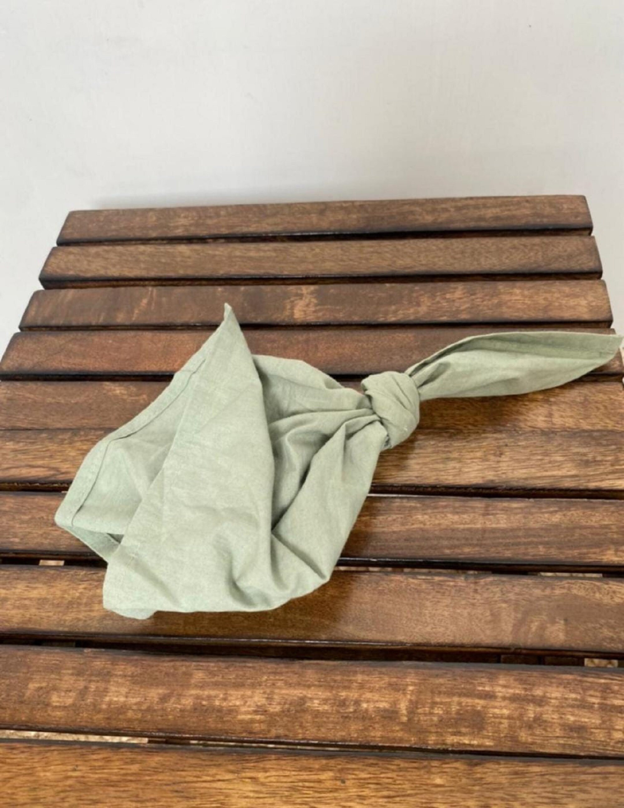 100 Pack Sage Green Napkin, Cotton Napkins, Handmade Napkin, Sage Green ...