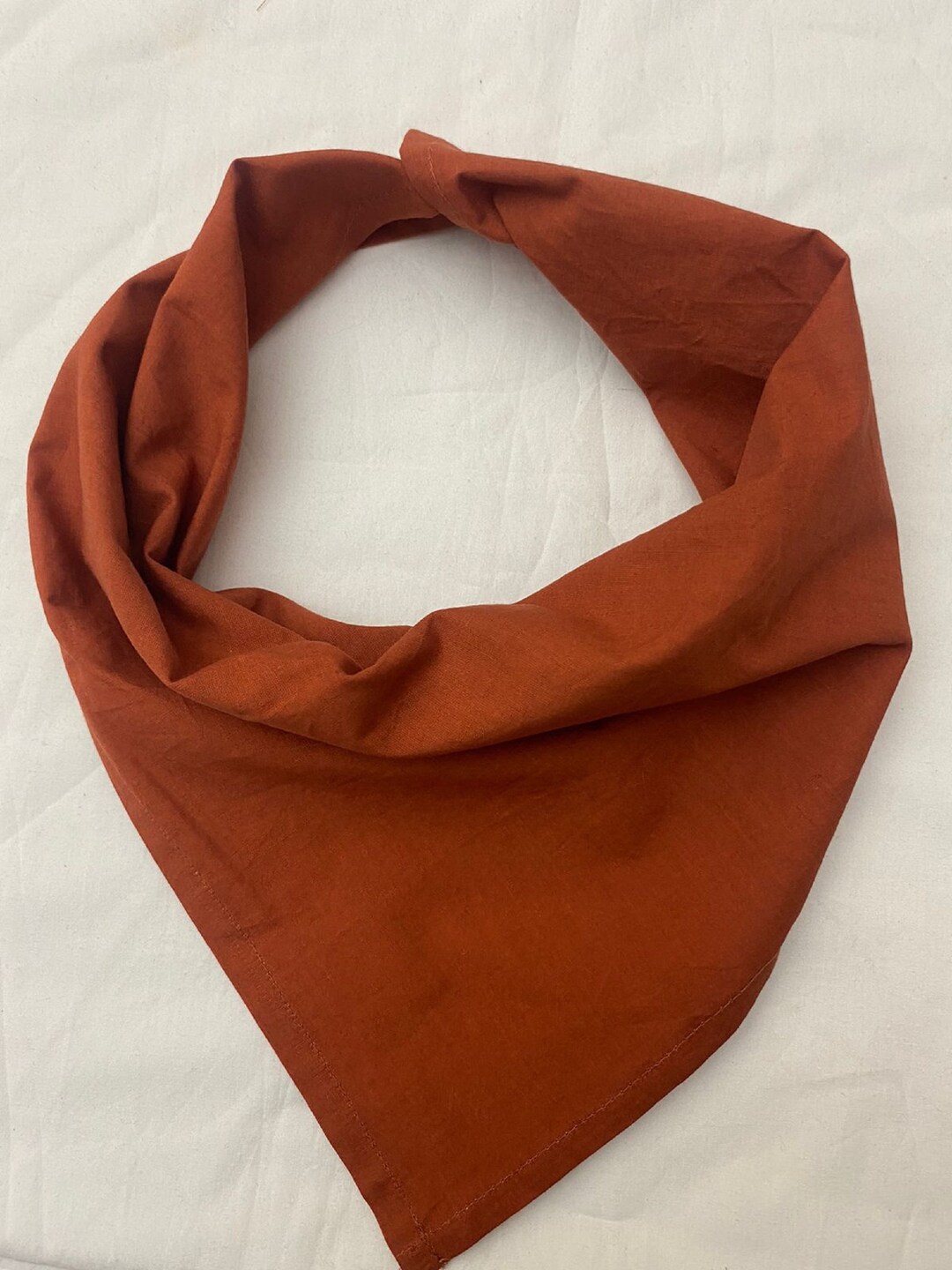 Cotton Bandana, Square Cotton Scarf, Men Women Bandana, Maroon Cotton ...