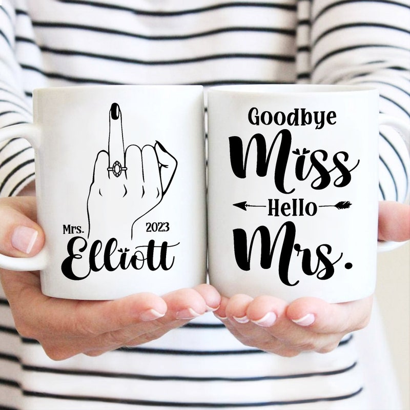 Goodbye Miss Hello Mrs - Etsy