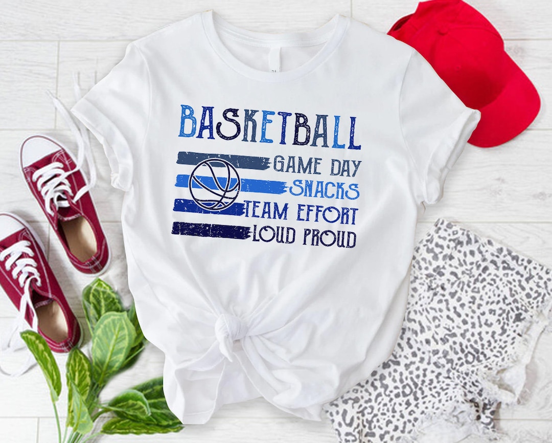 Basketball Loud Proud Shirt, Basketball Team Shirt, Basketball Gift Tee, Basketball Lover Shirt ...