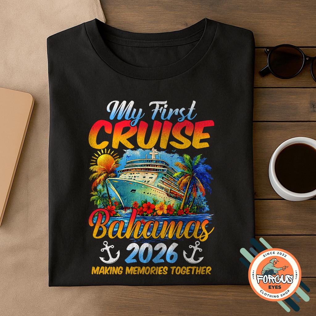 My First Cruise Shirt, Custom Destination and Year, Family Cruise ...