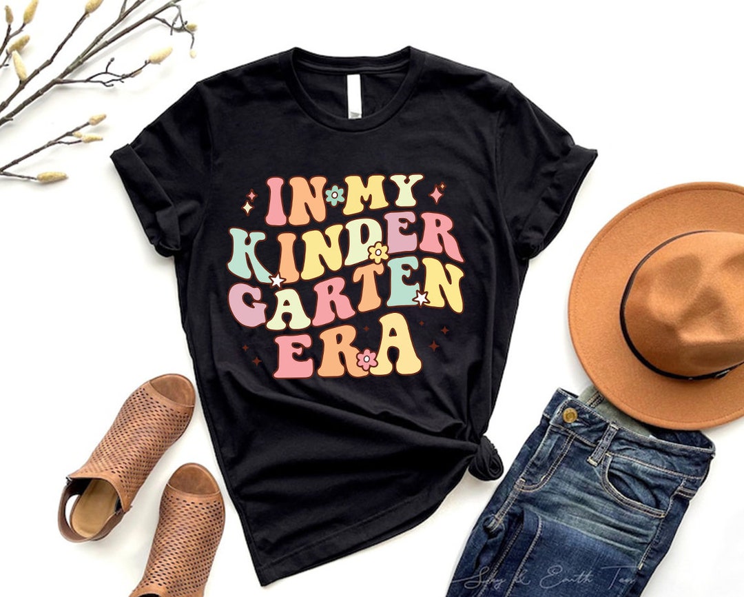 Cute Girls Kindergarten Shirt, Custom Pre-k First Second Third Grade ...