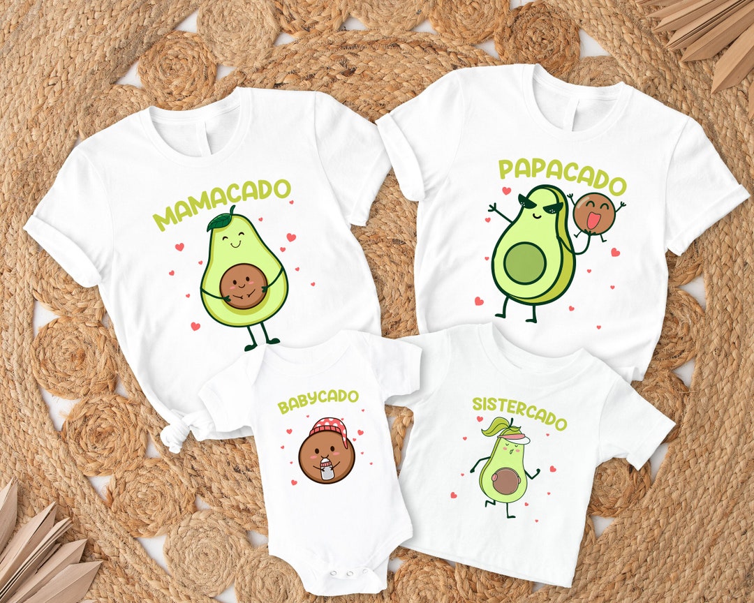 Family Matching Avacado T-shirts, Mamacado Shirt, Papacado Shirt ...
