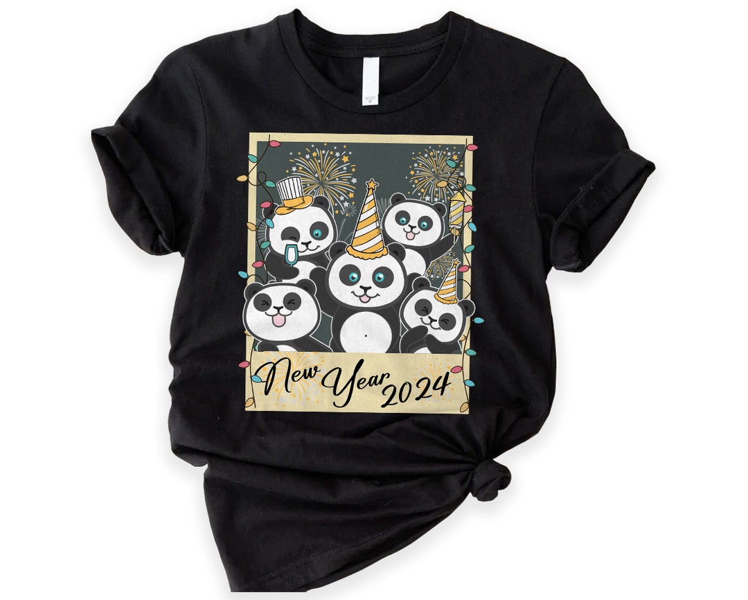 Hello 2024 Panda Shirt, New Year Shirts, New Year 2024 Shirt, Hello ...