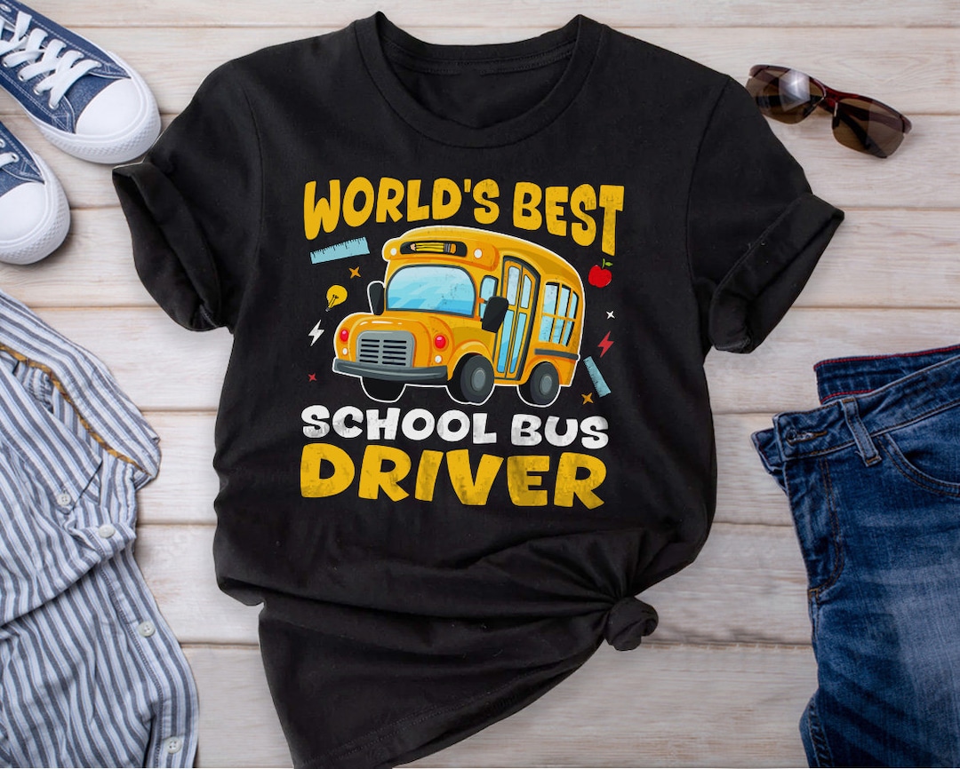 School Bus Driver Shirt, School Bus Driver Gift, Bus Driver ...