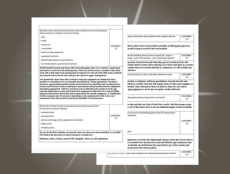 NVQ Level 4 Construction Site Supervision Building and Civil ...