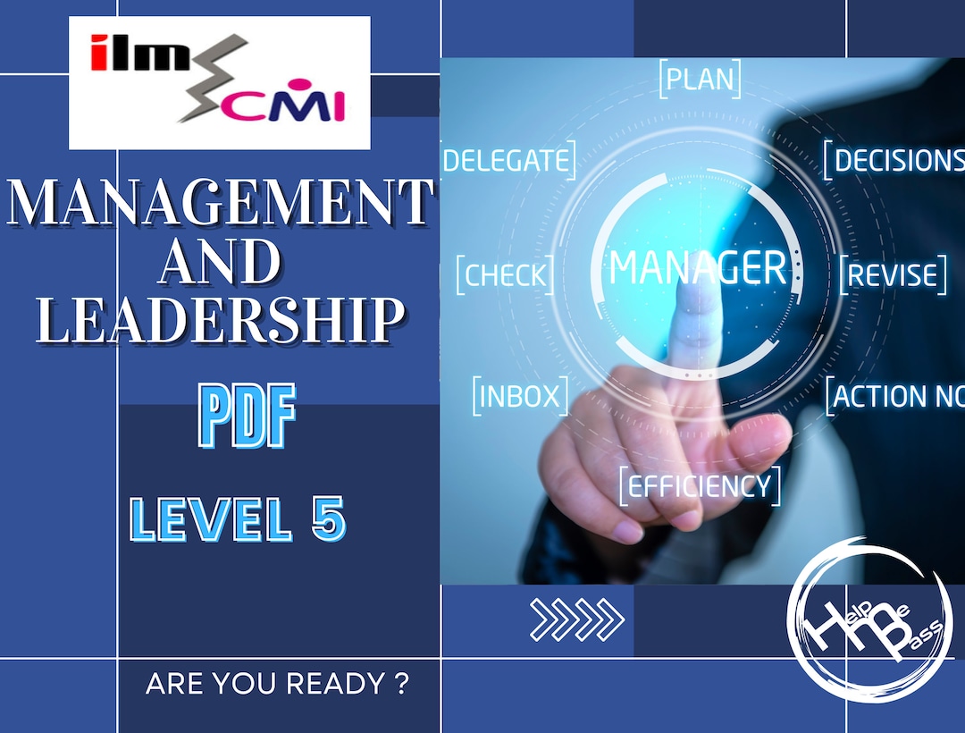 CMI - ILM Leadership and Management in PDF Diploma Level 5 Assignment ...