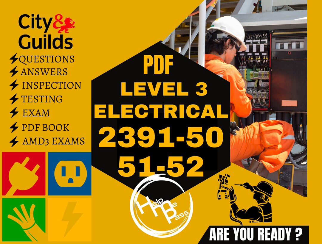 NVQ Level 3 Electrical 2391-52 Inspection & Testing Exam Question and ...