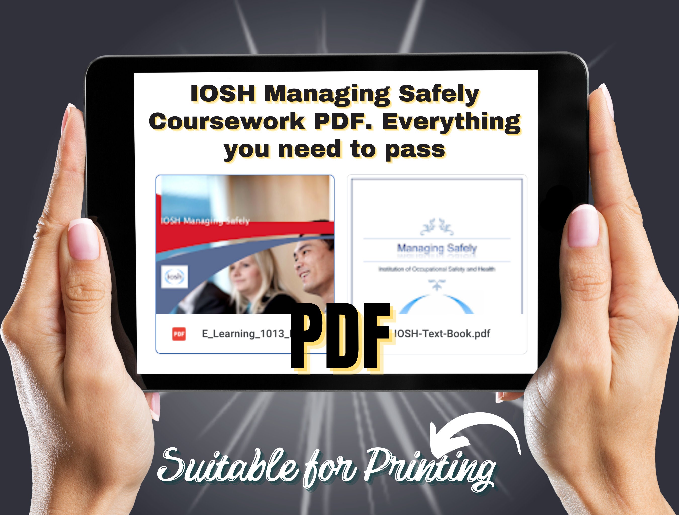 IOSH Managing Safely Coursework Full Completed Assignments - Etsy UK