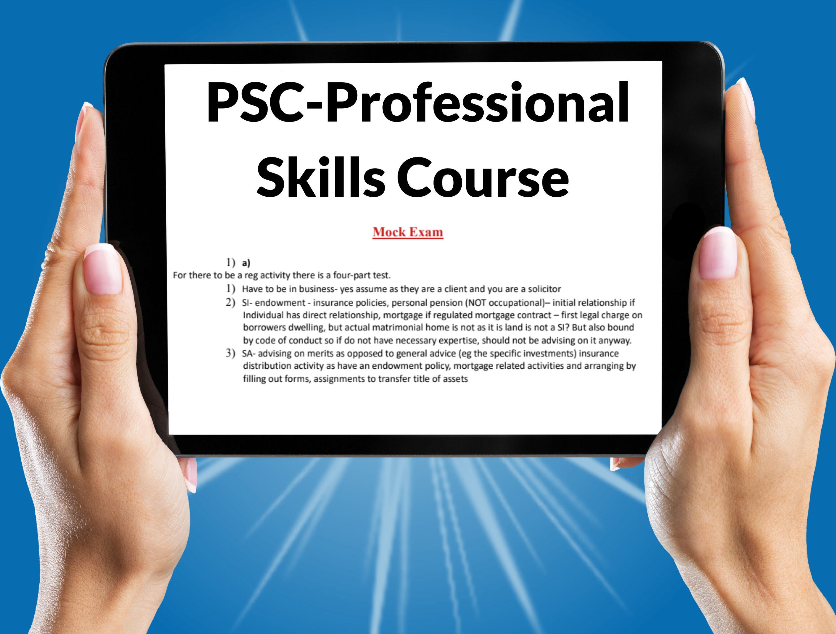 PSC - Professional Skills Course in PDF - Finance and Business Core ...