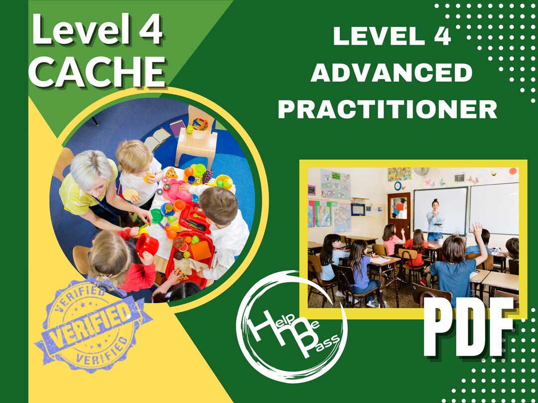 Level 4 Advanced Practitioner Answers PDF Certificate - Etsy