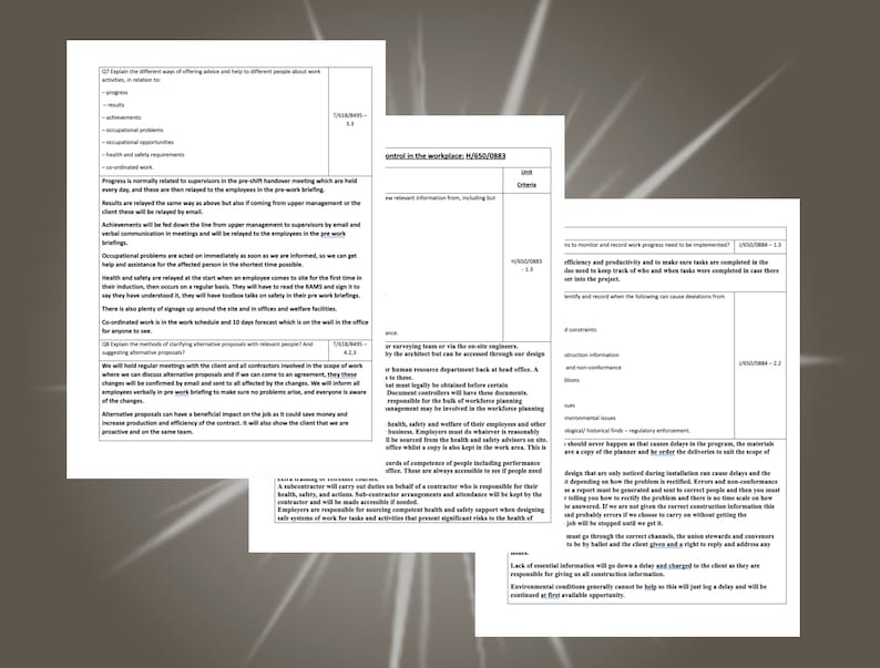 NVQ Level 4 Construction Site Supervision Building and Civil ...