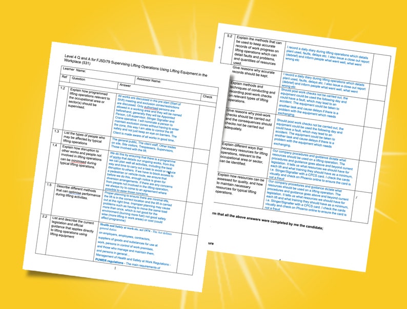 NVQ Level 4 in PDF Diploma Lift Supervisor - Supervising Lifts ( CPCS ...
