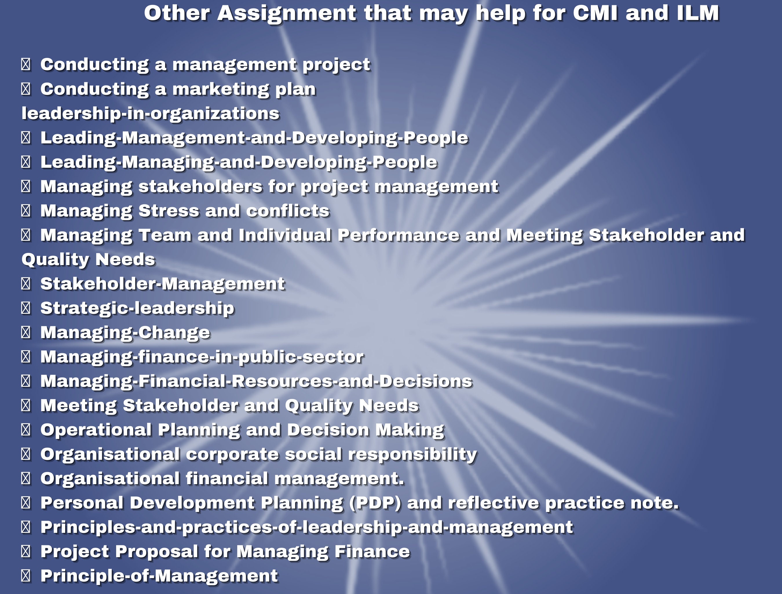 CMI - ILM Leadership and Management in PDF Diploma Level 5 Assignment ...