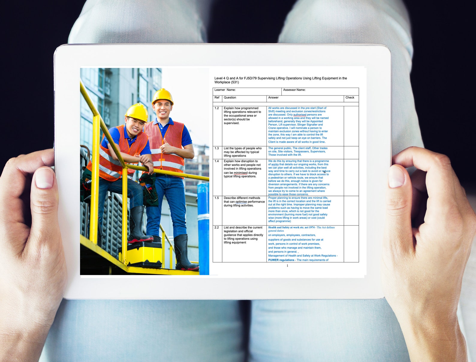 NVQ Level 4 in PDF Diploma Lift Supervisor - Supervising Lifts ( CPCS ...