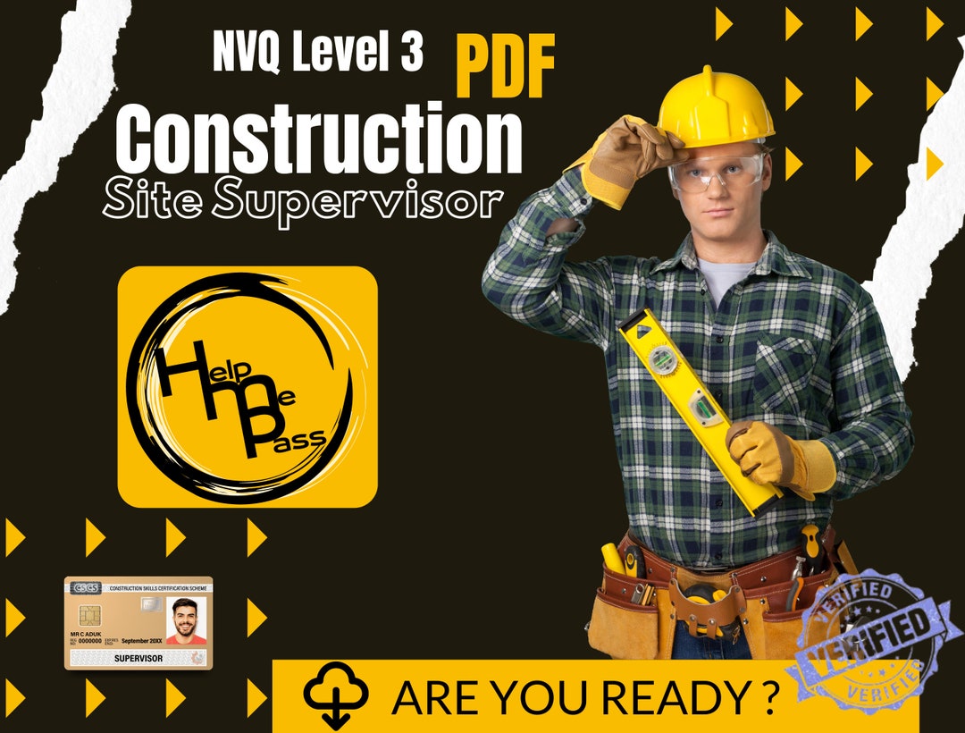 NVQ Level 3 Construction Site Supervisor Answers in PDF Assessor ...