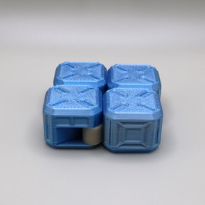 SQR Mini Shiny Blue // Desk Toy // Puzzle Cube // Fidget - Etsy