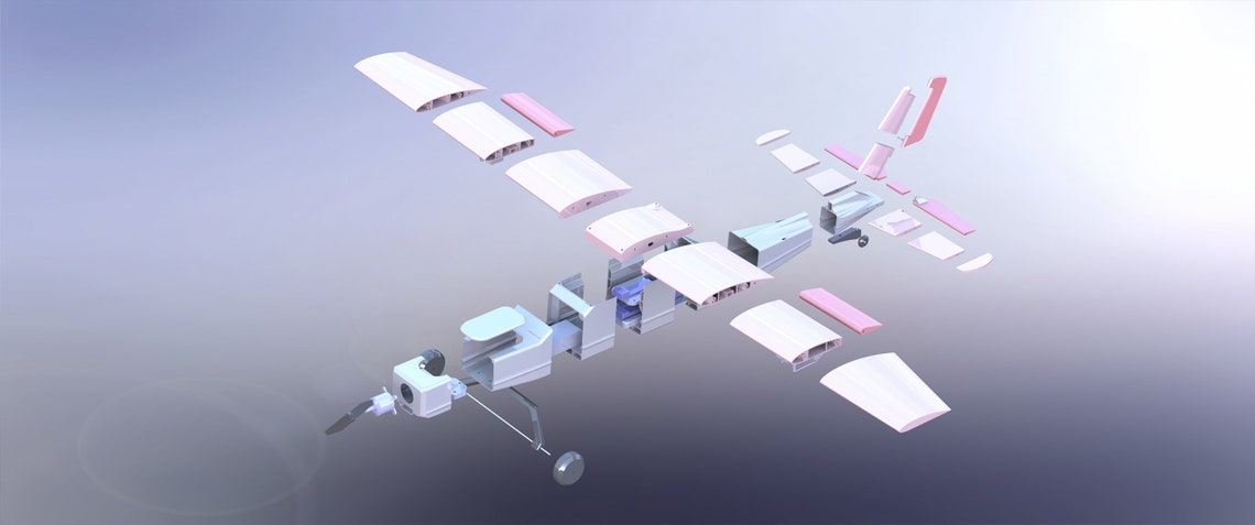 3d Printable RC Aircraft Cessna 152 - STL Files for 3d Printing - Etsy