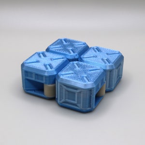 SQR Mini Shiny Blue // Desk Toy // Puzzle Cube // Fidget - Etsy