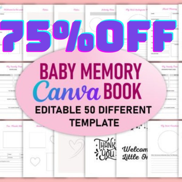 Baby Memory Book - Etsy